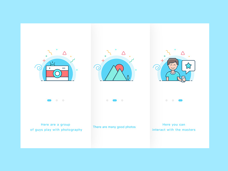 Guide page by Tice on Dribbble