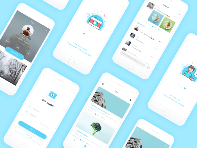 GO LOOK APP DESIGN by Tice on Dribbble