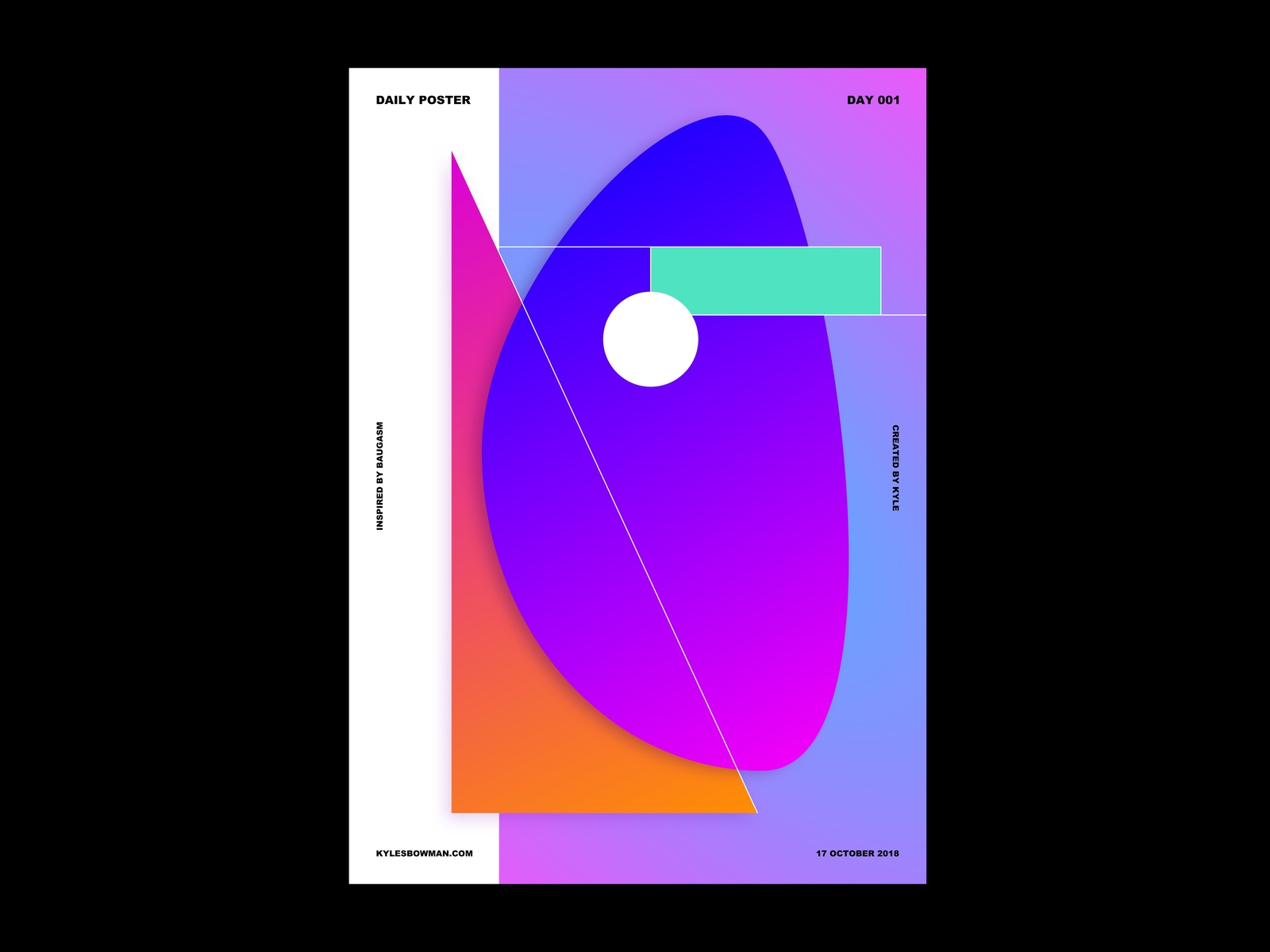 Kyle Bowman_Daily Poster_001 by kyle bowman on Dribbble