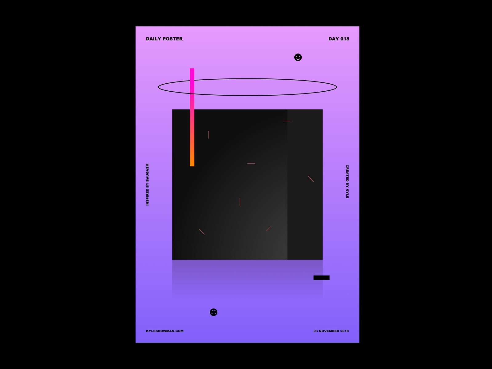 Kyle Bowman Daily Poster 018 by kyle bowman on Dribbble