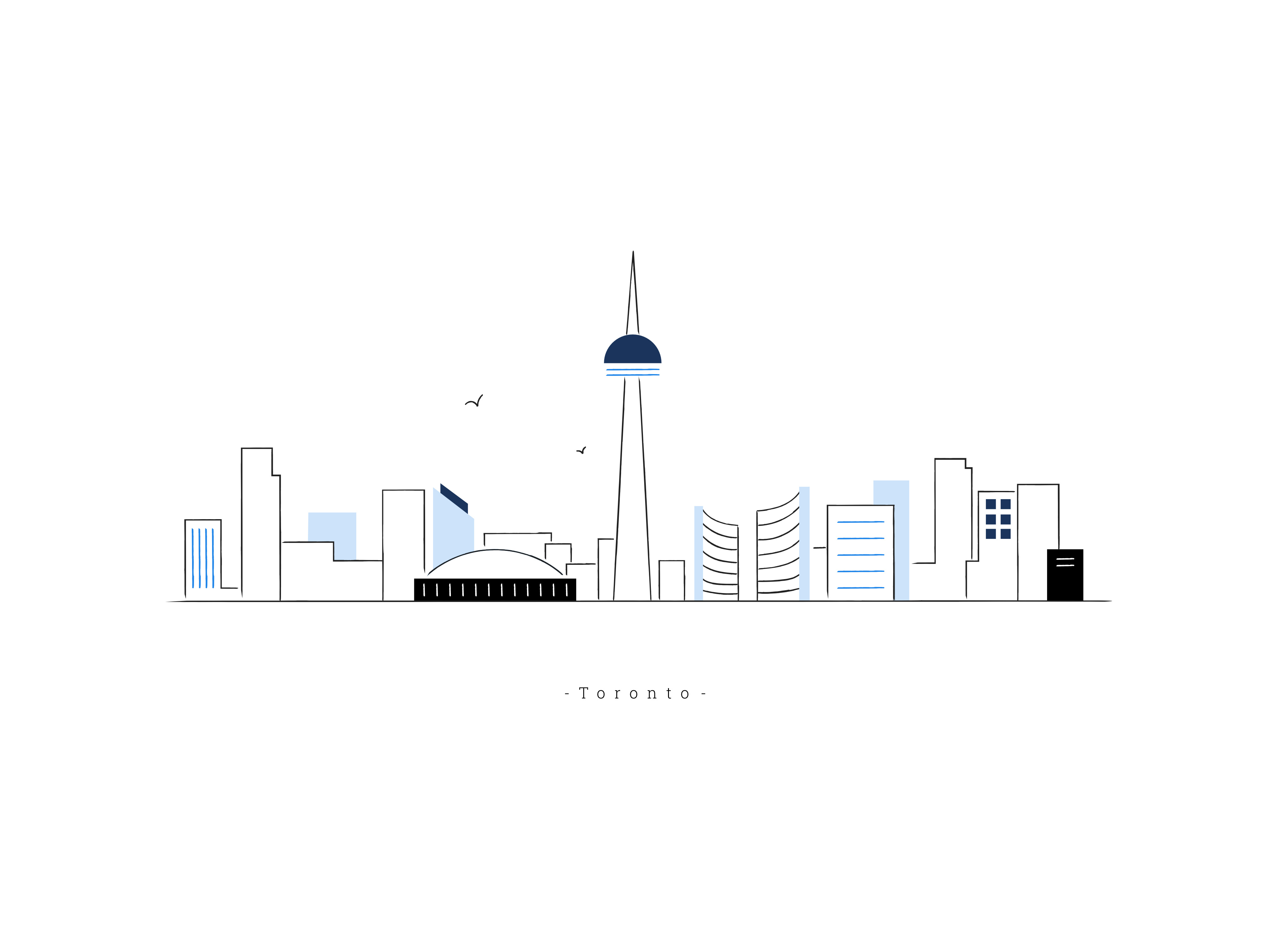 Toronto by Vida Lamakani on Dribbble