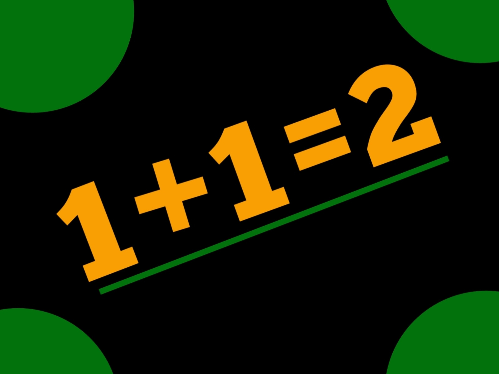 1+1=2 text design by CreatorGT on Dribbble