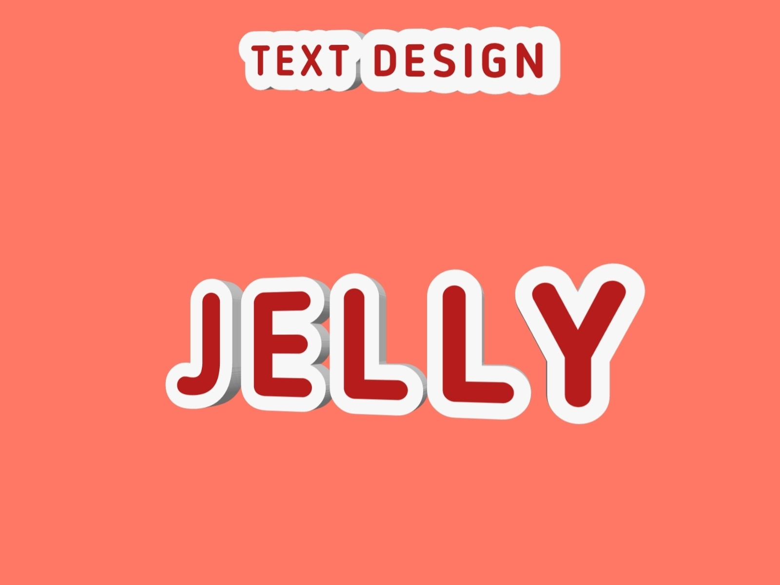 Jelly text design by CreatorGT on Dribbble