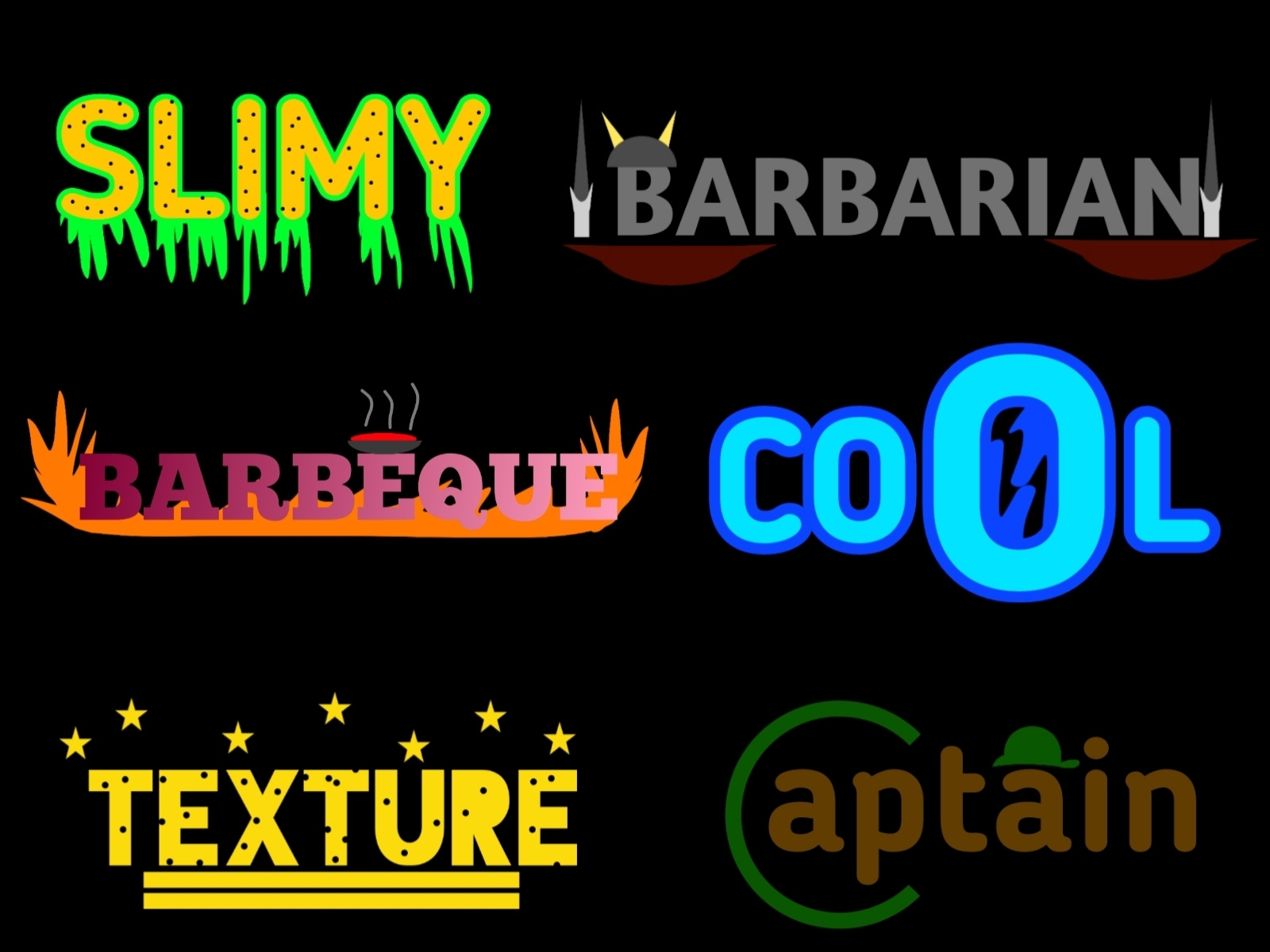 Cool Text designs by CreatorGT on Dribbble