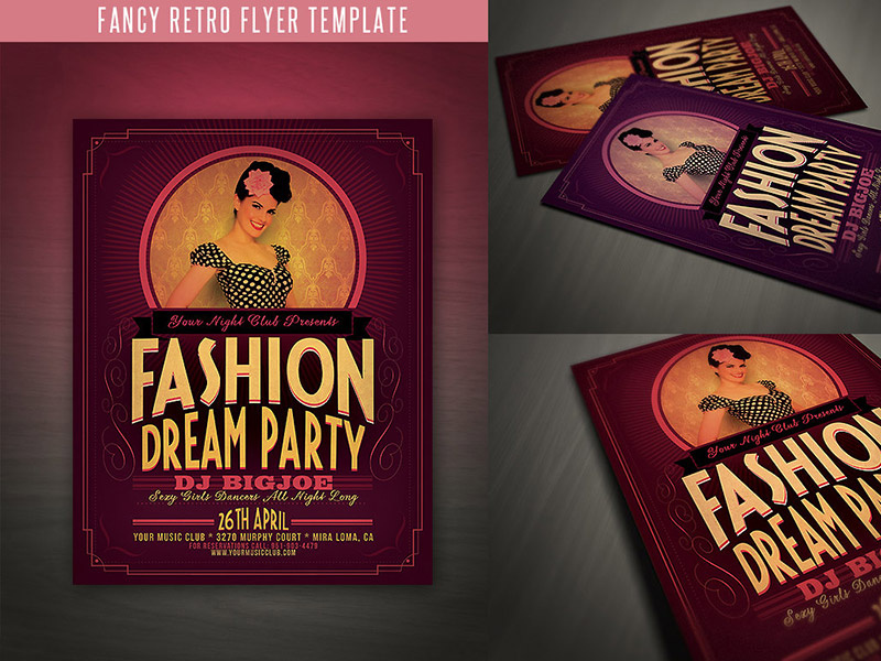17 Ready to Print Retro Templates by CruzineDesign on Dribbble
