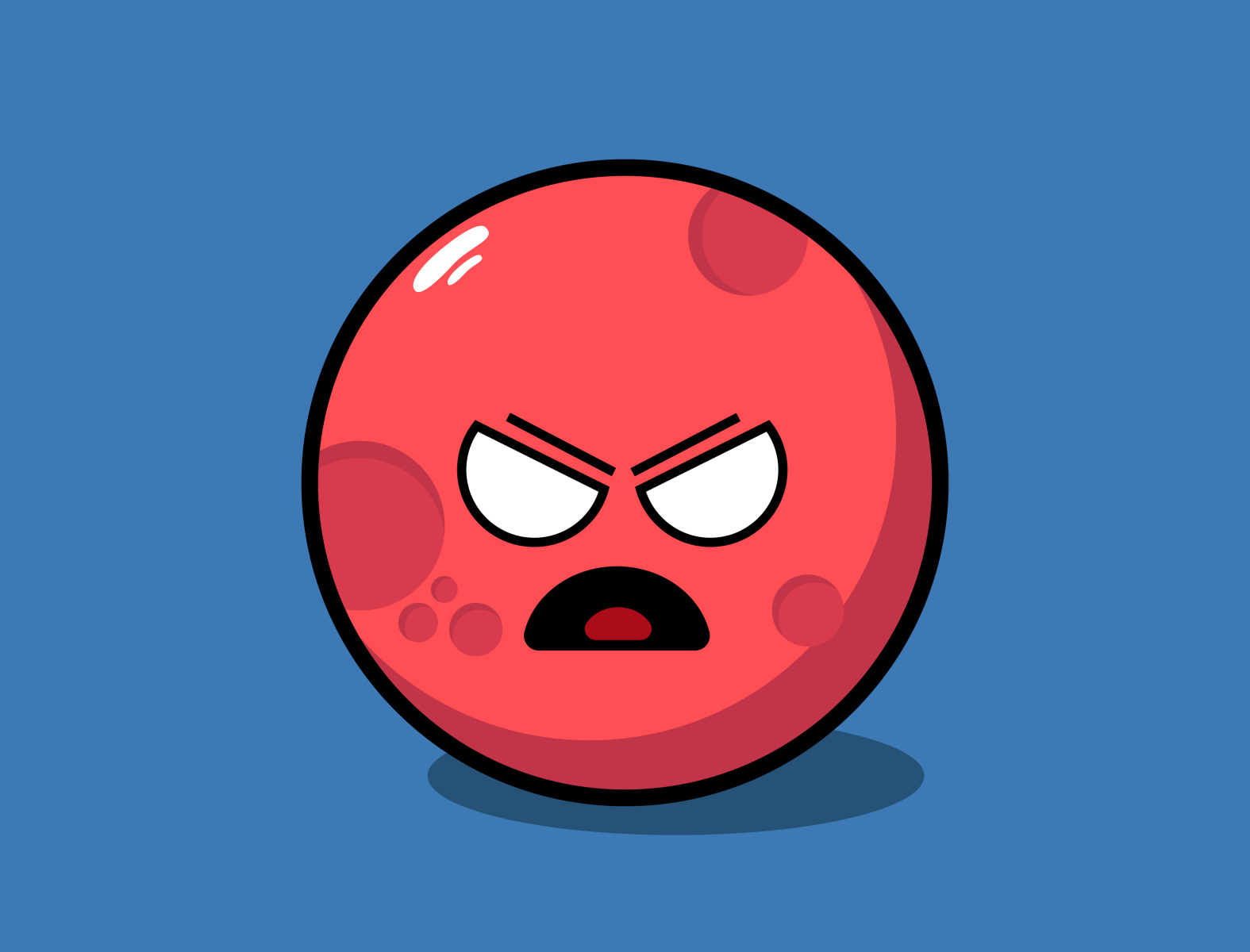 The Angry Mars by Art.Stronaut on Dribbble
