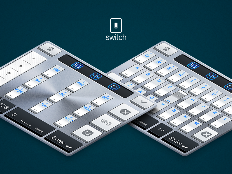 Keypad design: Switch by egolsr on Dribbble