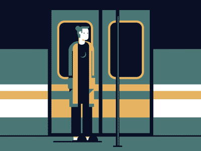 Morning Commute by Peter Henderson on Dribbble