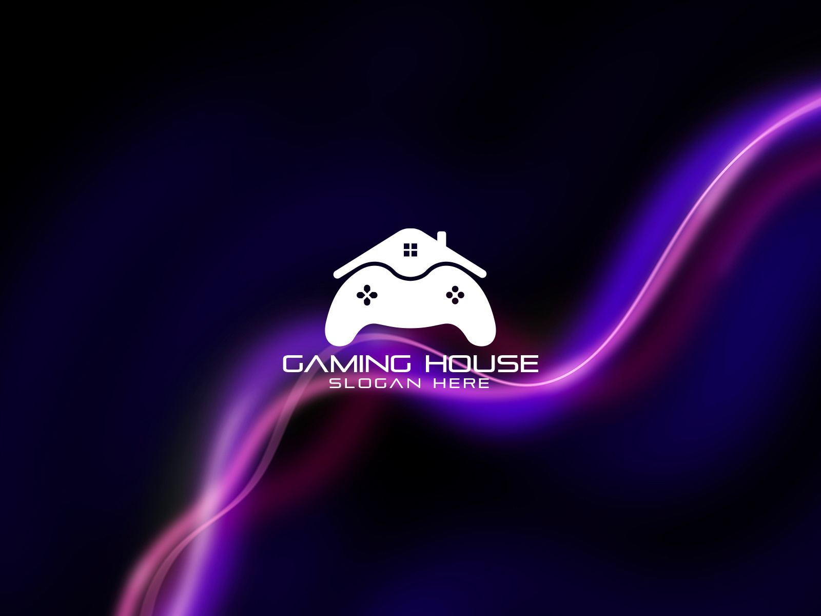 Gaming house logo by Rasilvis_Studio on Dribbble