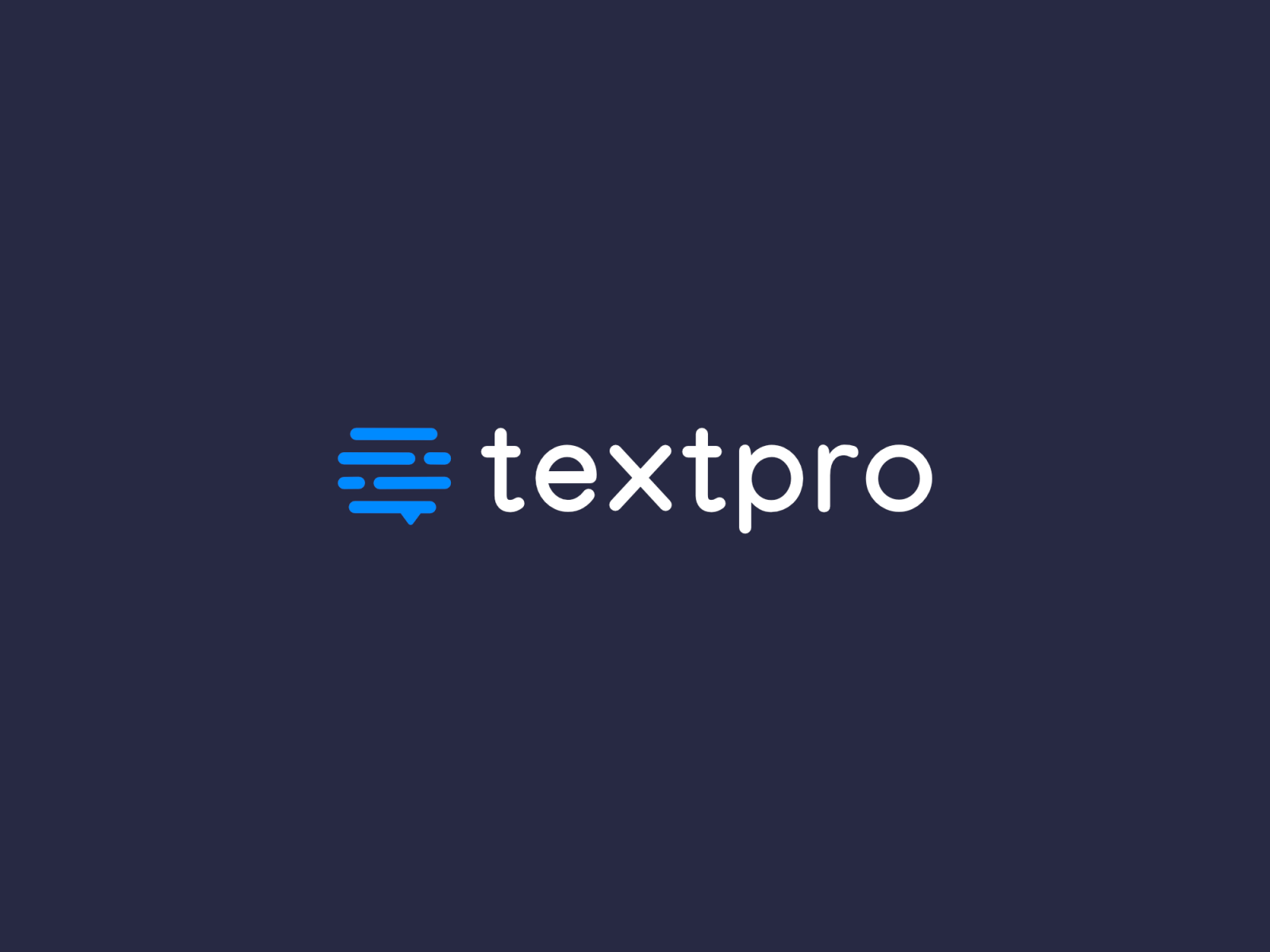 TextPro Logo Design by Mitchell Fox on Dribbble