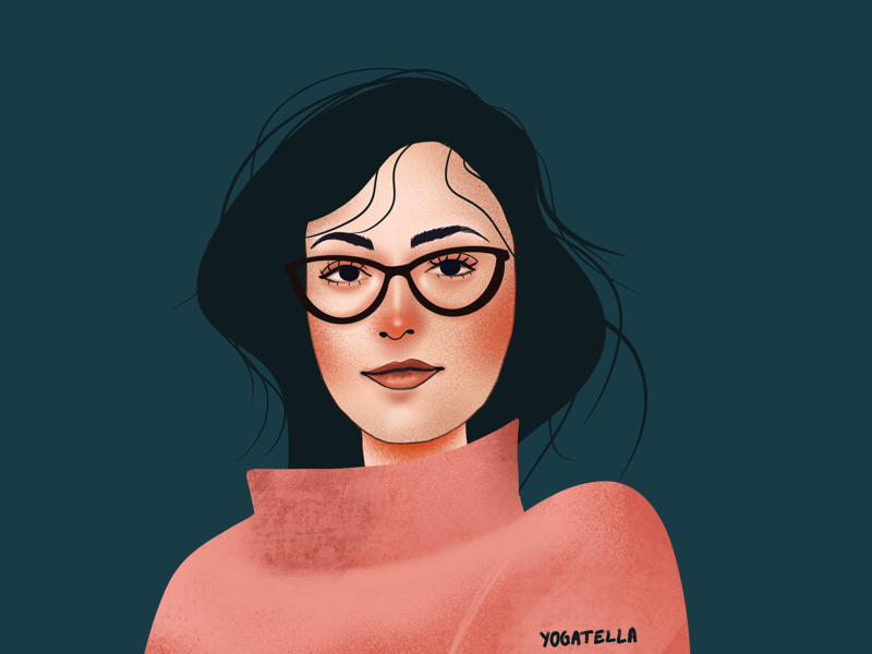 Poker face by Yogatella on Dribbble
