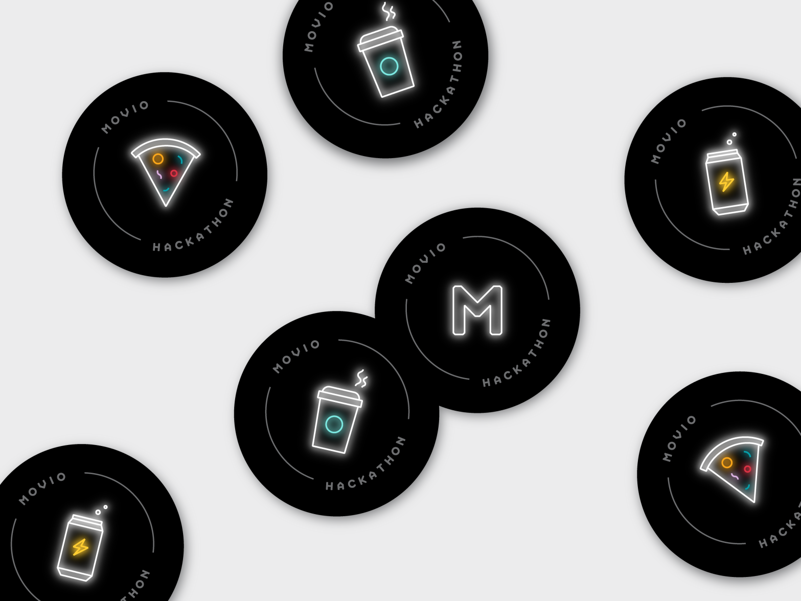 Hackathon Stickers by Thaisa Da Silva for Movio on Dribbble
