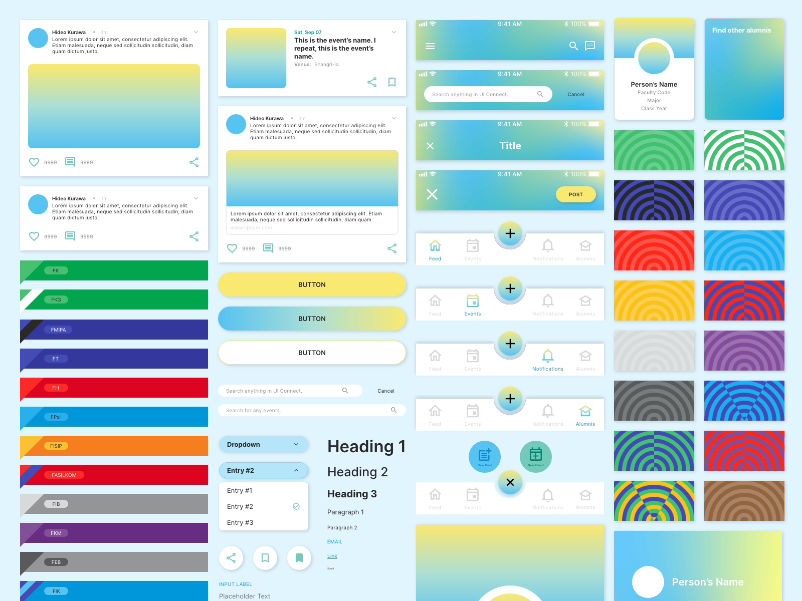 UI Connect Design System by Zainul on Dribbble