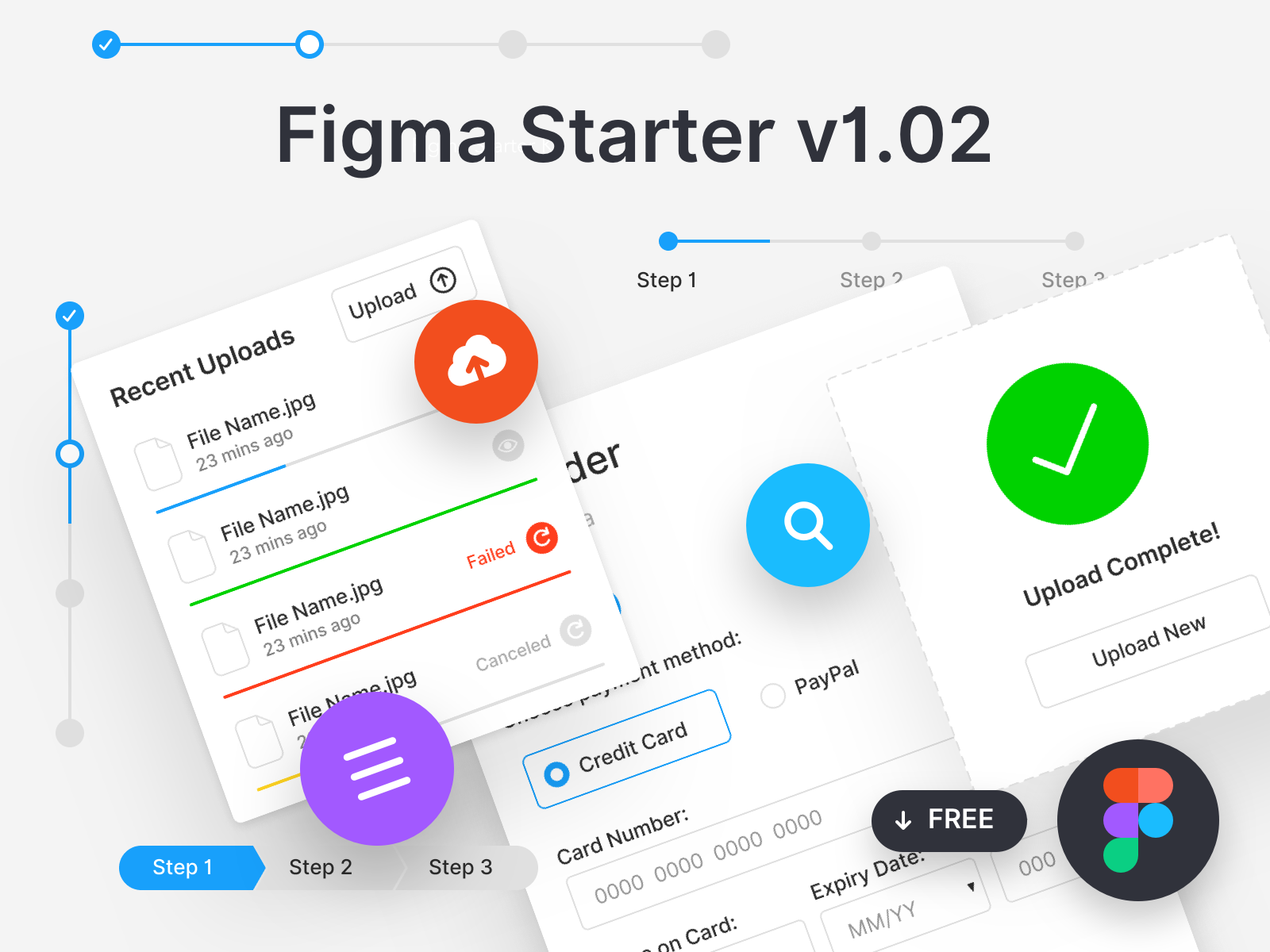 Figma UI Kit 1.02 by Stefan Balan on Dribbble