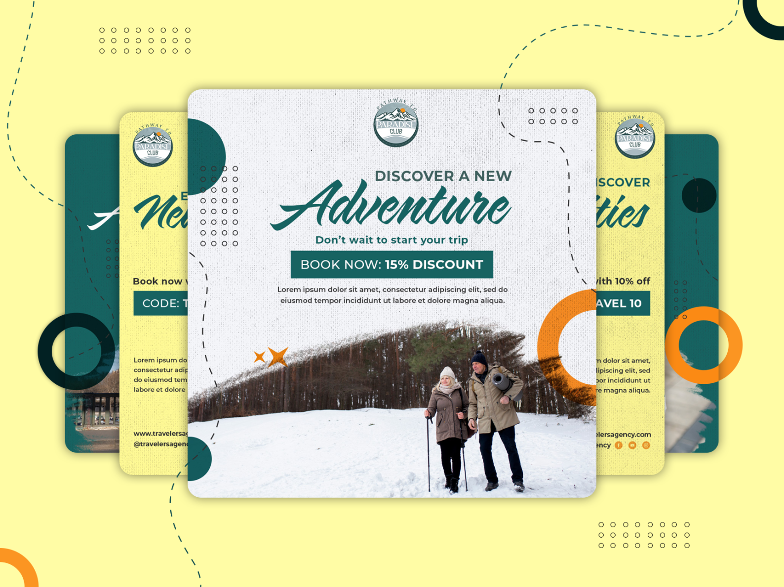 SOCIAL MEDIA POST DESIGNS by Logicade.io on Dribbble