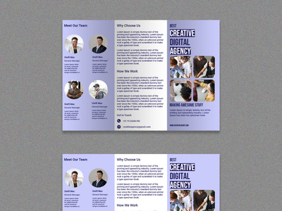 Tri Fold by Rajusingh02 on Dribbble