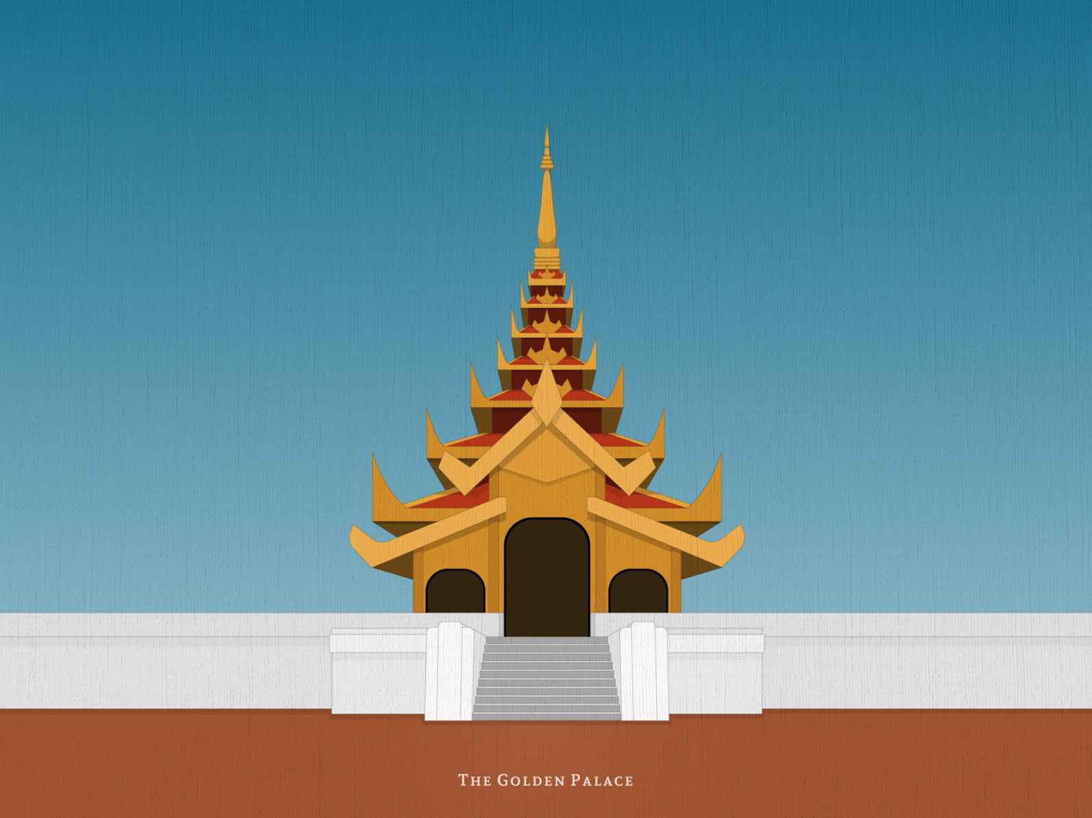 The Mandalay Palace by heindesign on Dribbble