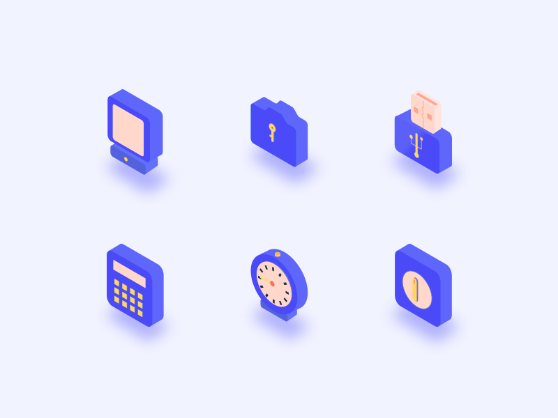 Icon 2.5d by Salin on Dribbble