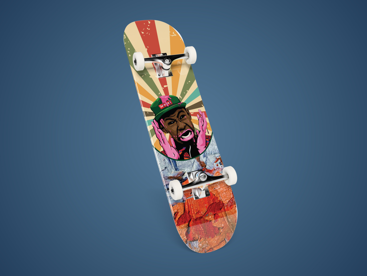 Skateboard design by Sarafat Graphic on Dribbble