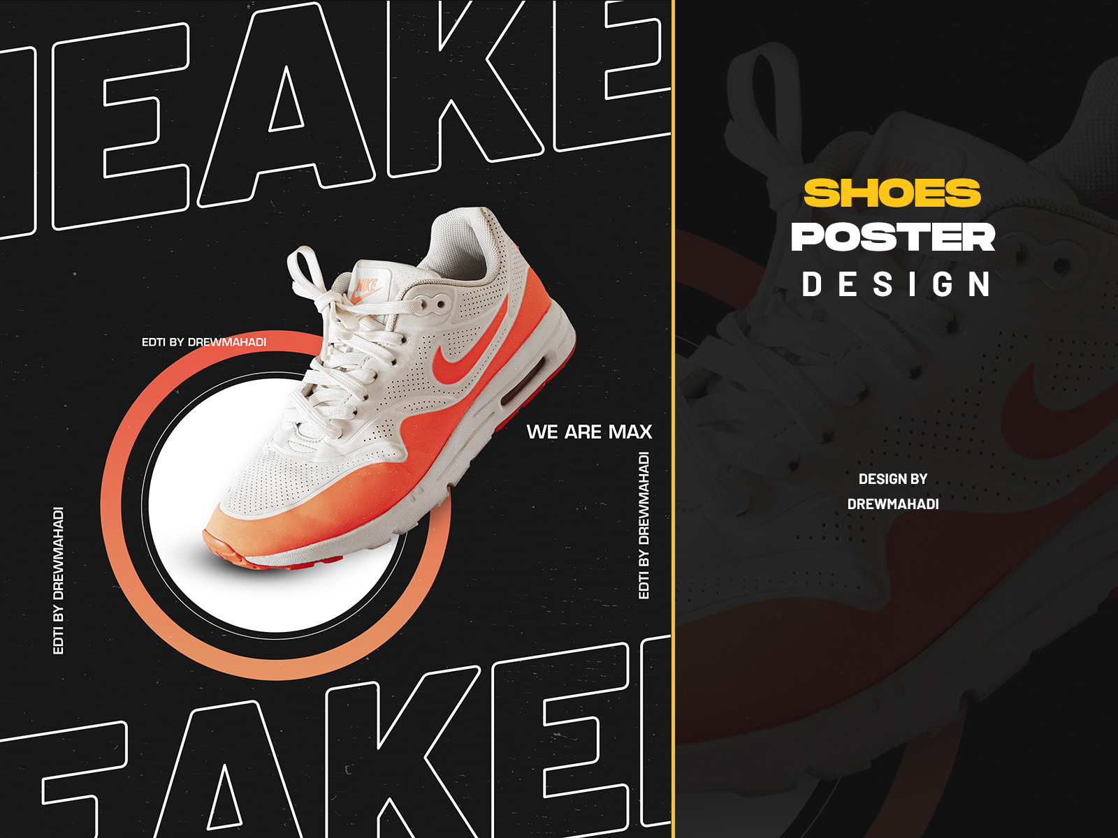 Shoes Poster design by Mahadi hasan on Dribbble