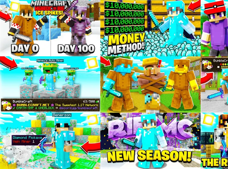 Minecraft Thumbnail designs, themes, templates and downloadable graphic ...