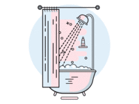 ShowerTime by Olga | Dribbble | Dribbble