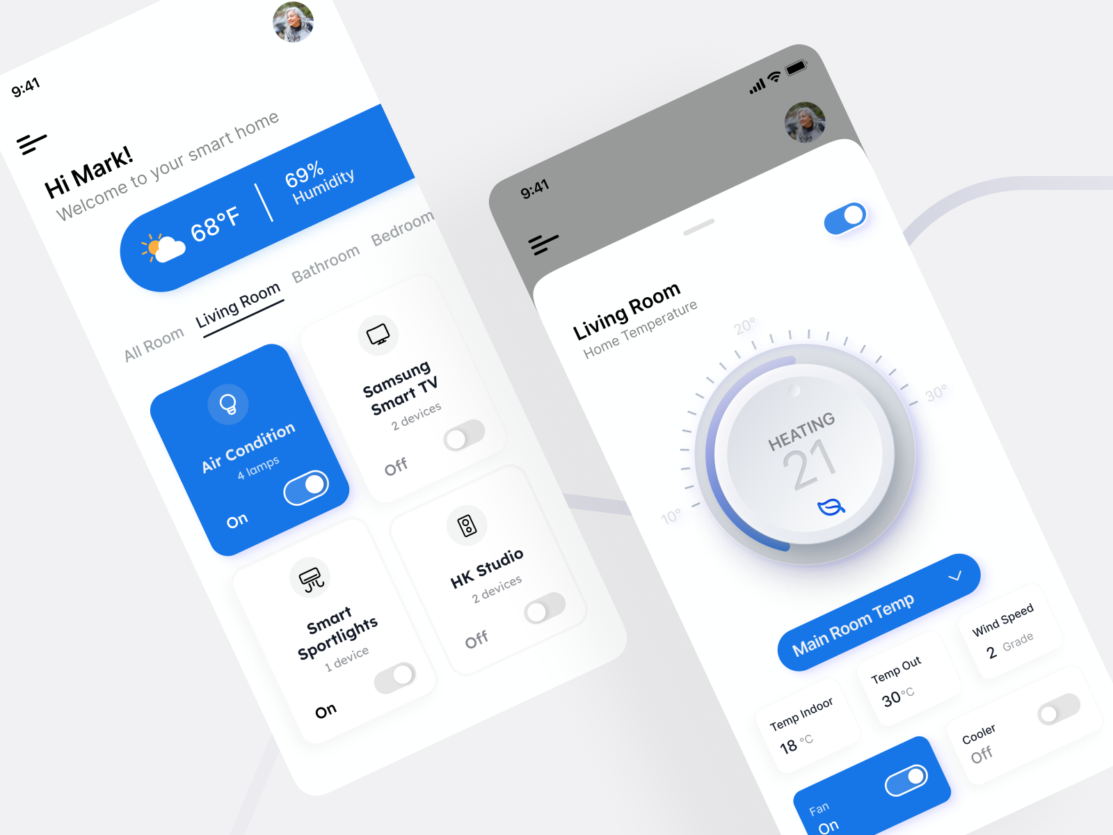 Smart Home - Mobile App by Imran Hossain Zihad on Dribbble