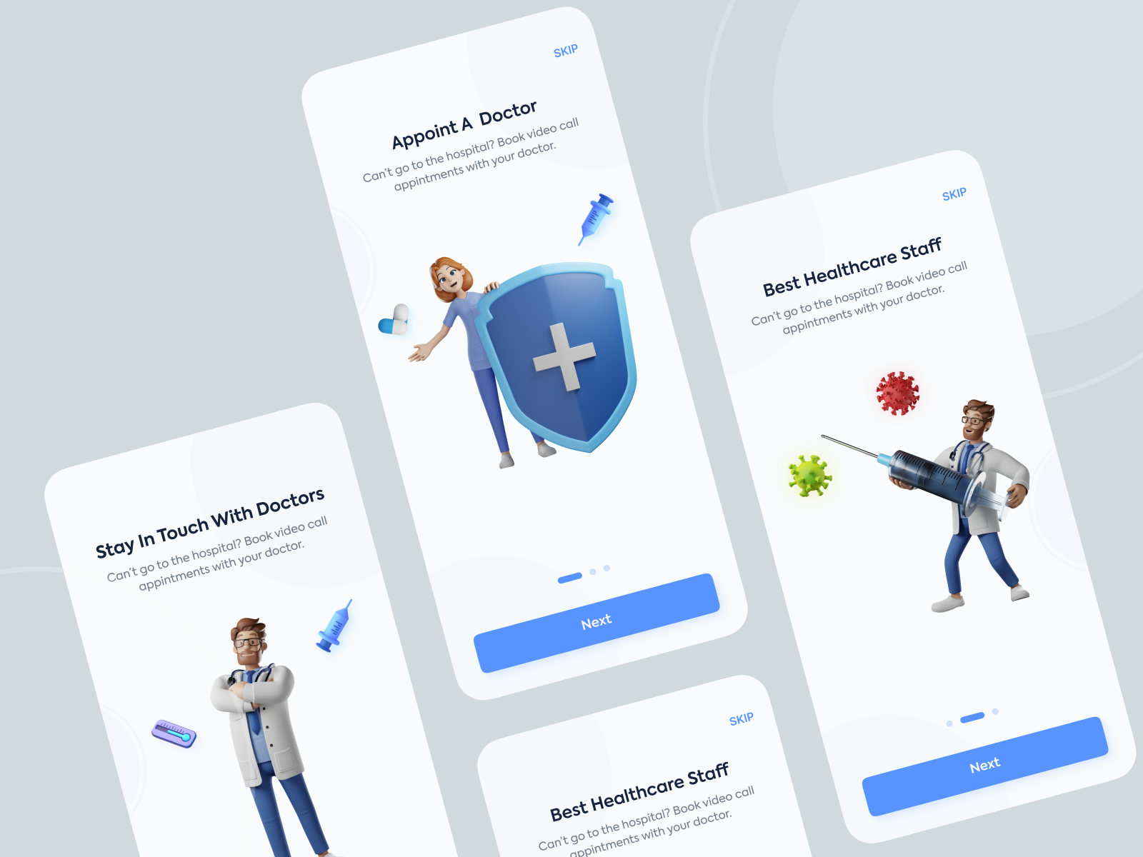 Doctor app On-Boarding Screen UI. by Imran Hossain Zihad on Dribbble