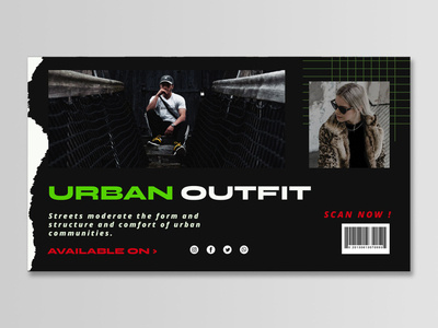 Urban Modern Layout & Banner Template by Start Template on Dribbble