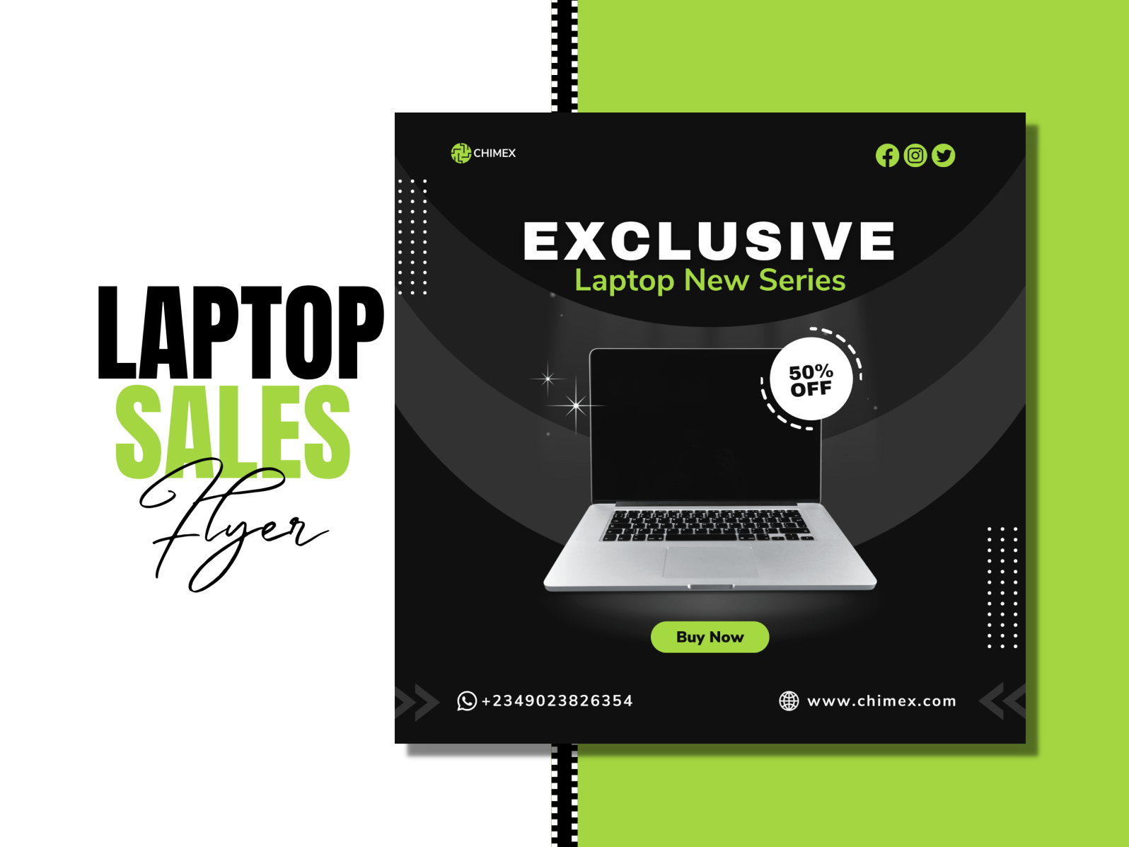 Laptop Sales Flyer Design by Jc Brown on Dribbble
