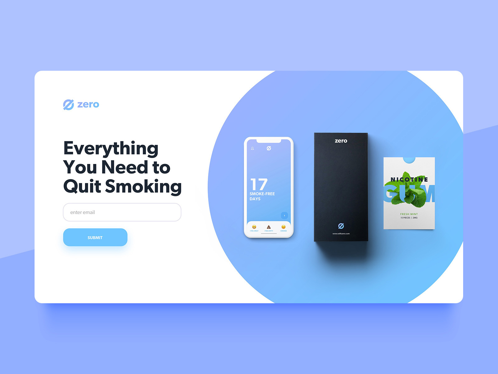 Zero by Ro: Website Concept 2 by Jeff Fan on Dribbble