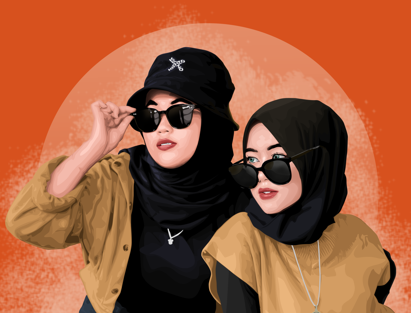 Vector Portrait by FalVex Art on Dribbble