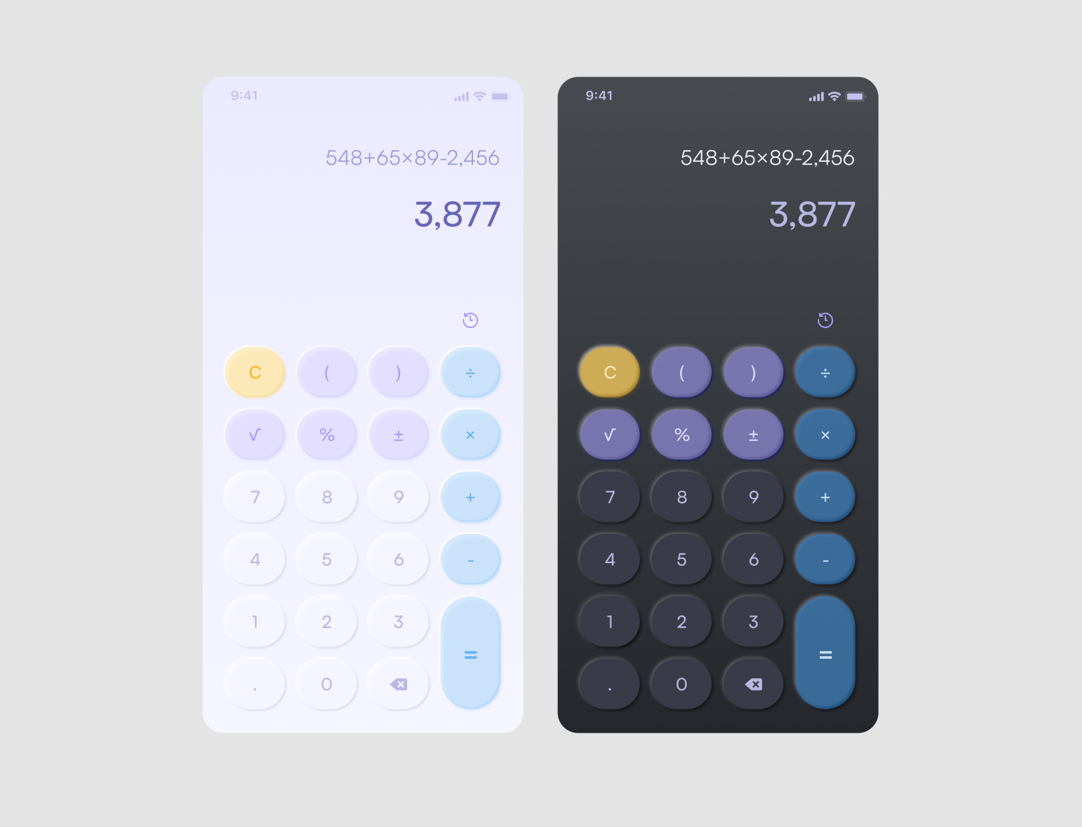 Calculator by Prachee Patel on Dribbble