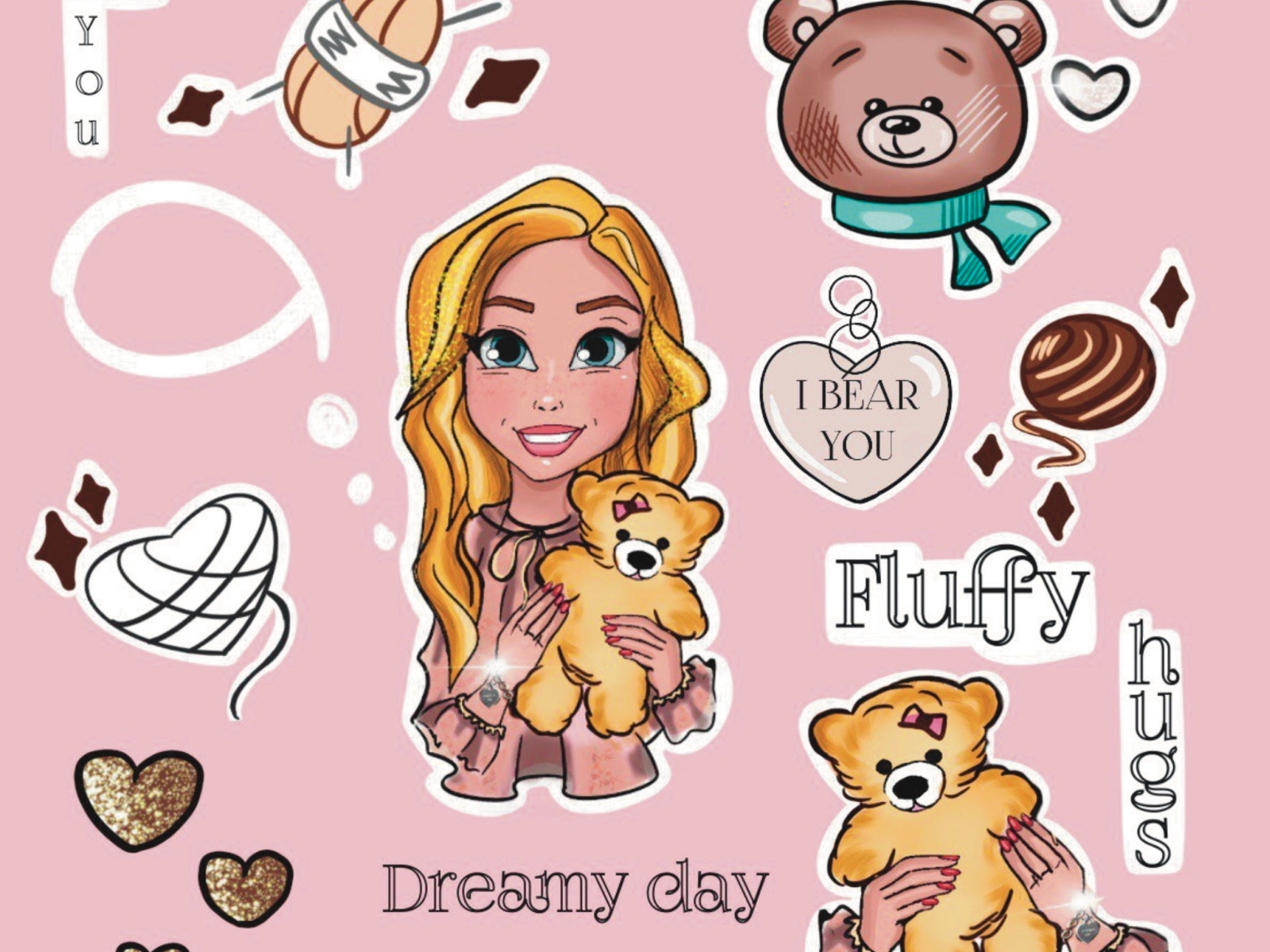 Stickers for messengers by Yulia Moroz on Dribbble