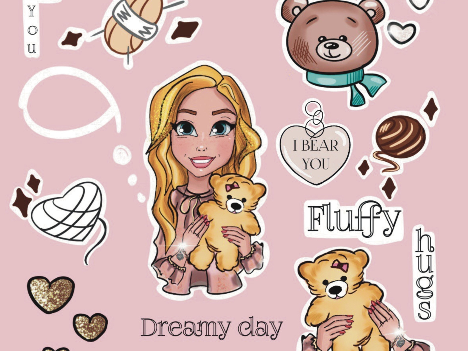 Stickers for messengers by Yulia Moroz on Dribbble