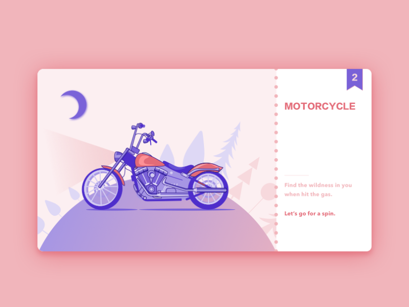 Lets go for a spin! Part-2 Motorcycle by Sabrina on Dribbble