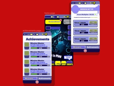 my subway surf ui replicate (pt 1) by YOUNG BLADE on Dribbble