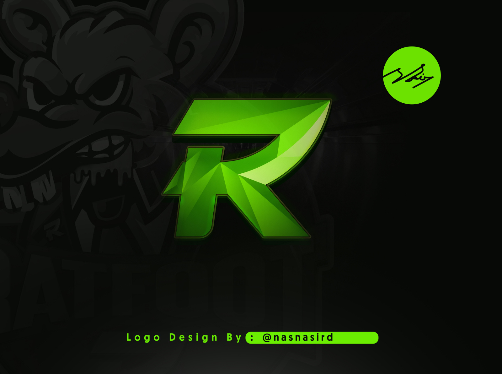 R Gaming Logo by Nas Nasir on Dribbble