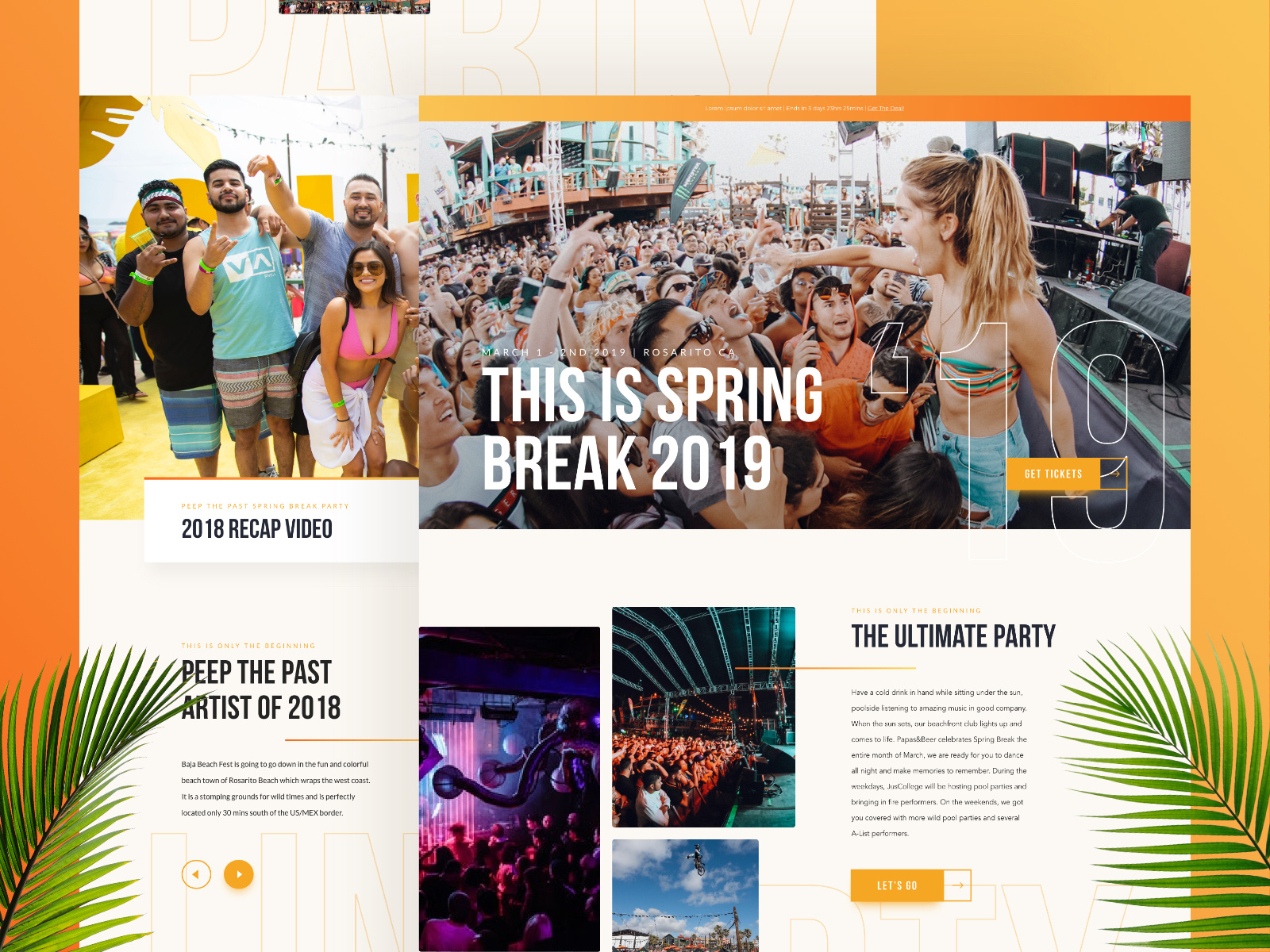 Rosarito Spring Break 2019 by Erik Cruz on Dribbble