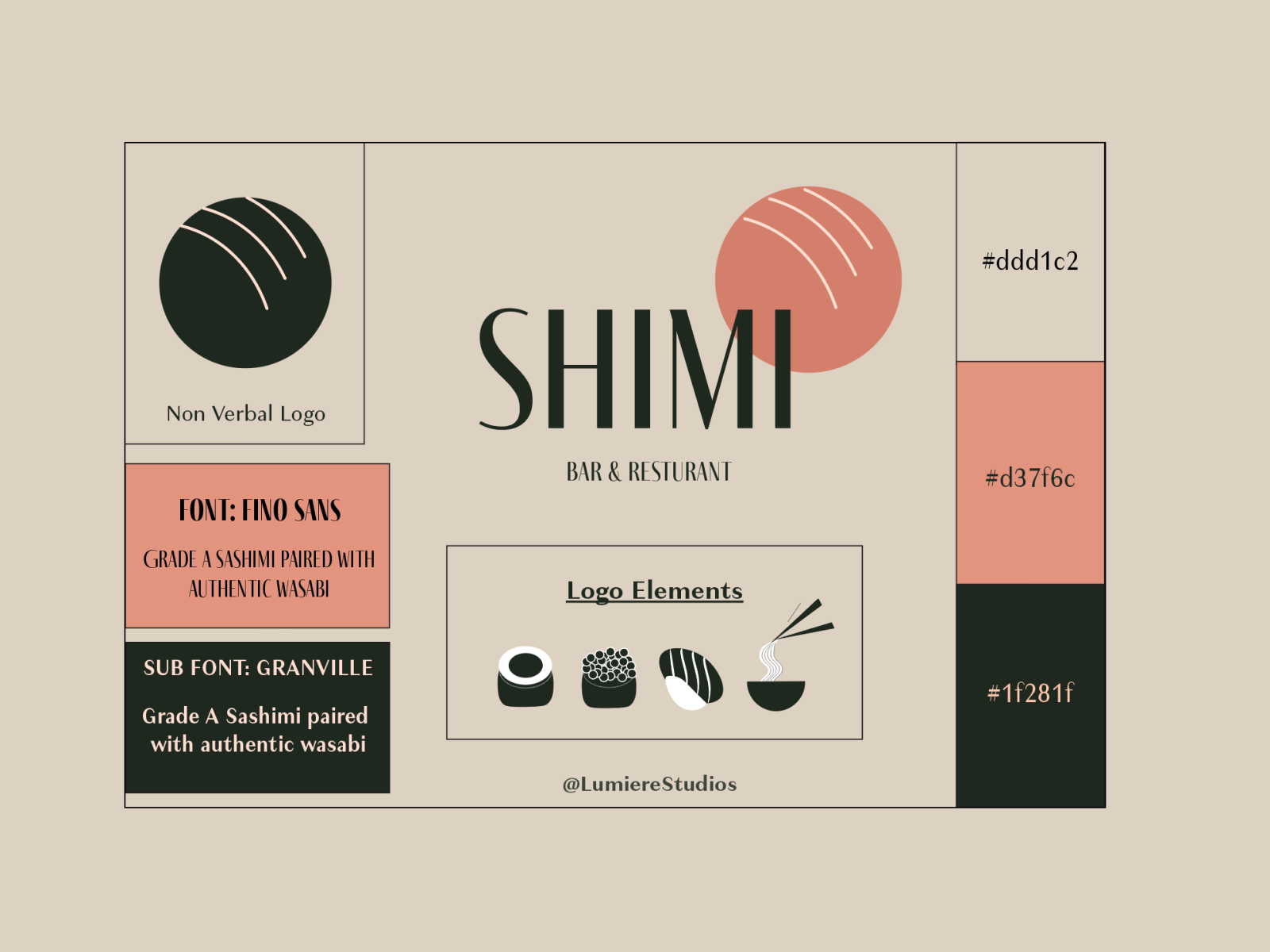 Shimi's Brand Card by Sage Loui | Lumiere Studios on Dribbble