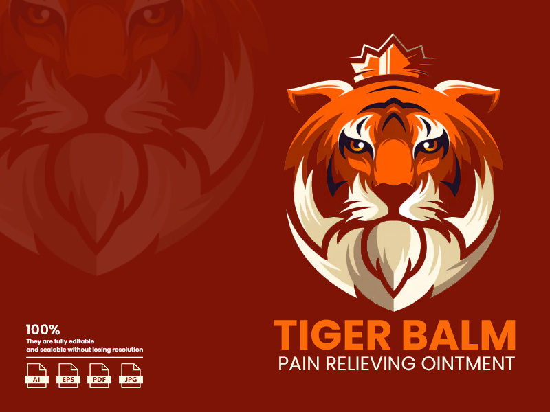 Logo and Brand Identity - Tiger Balm by Davinder Singh on Dribbble