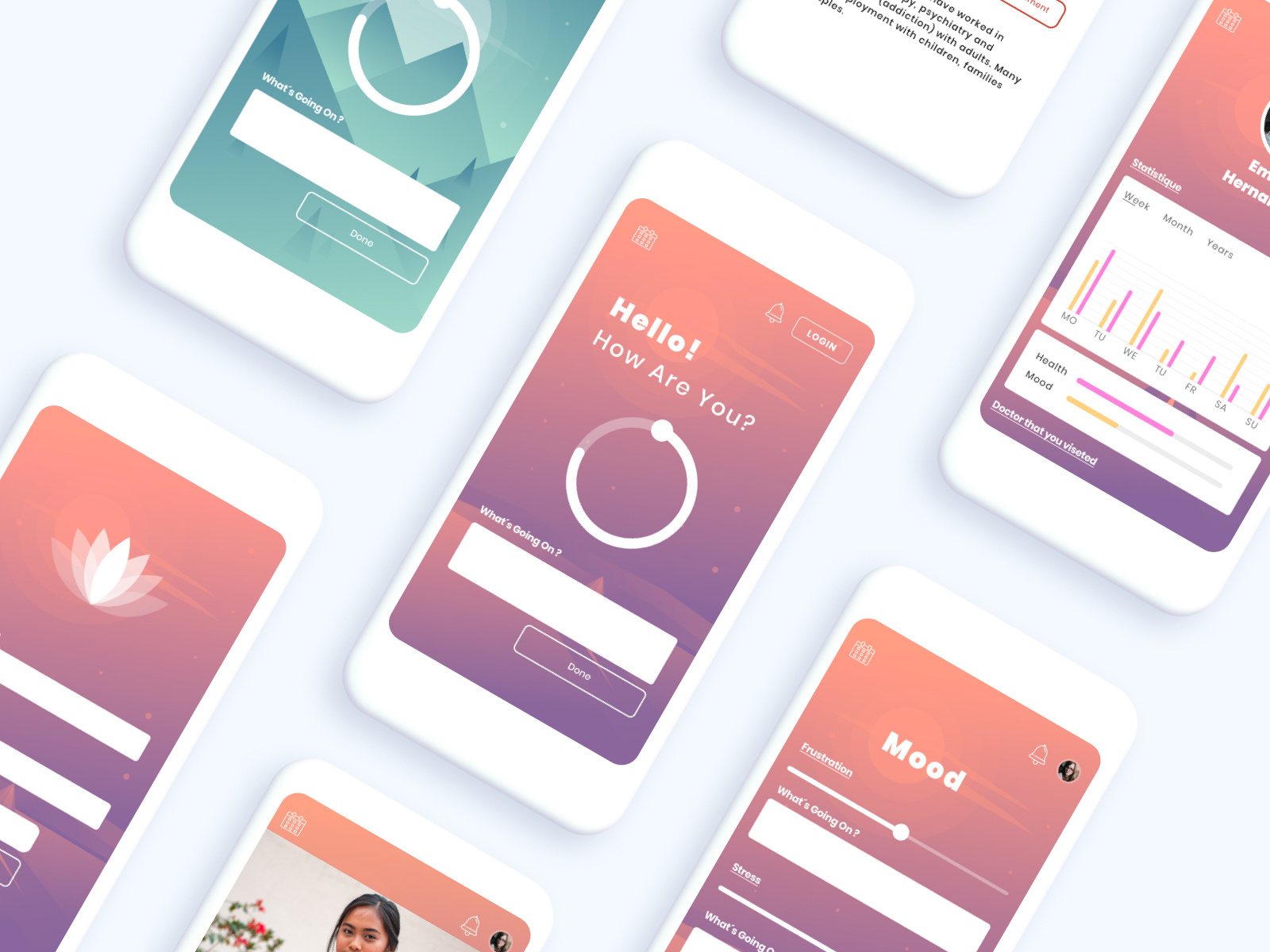 Health Tracker by Hela on Dribbble