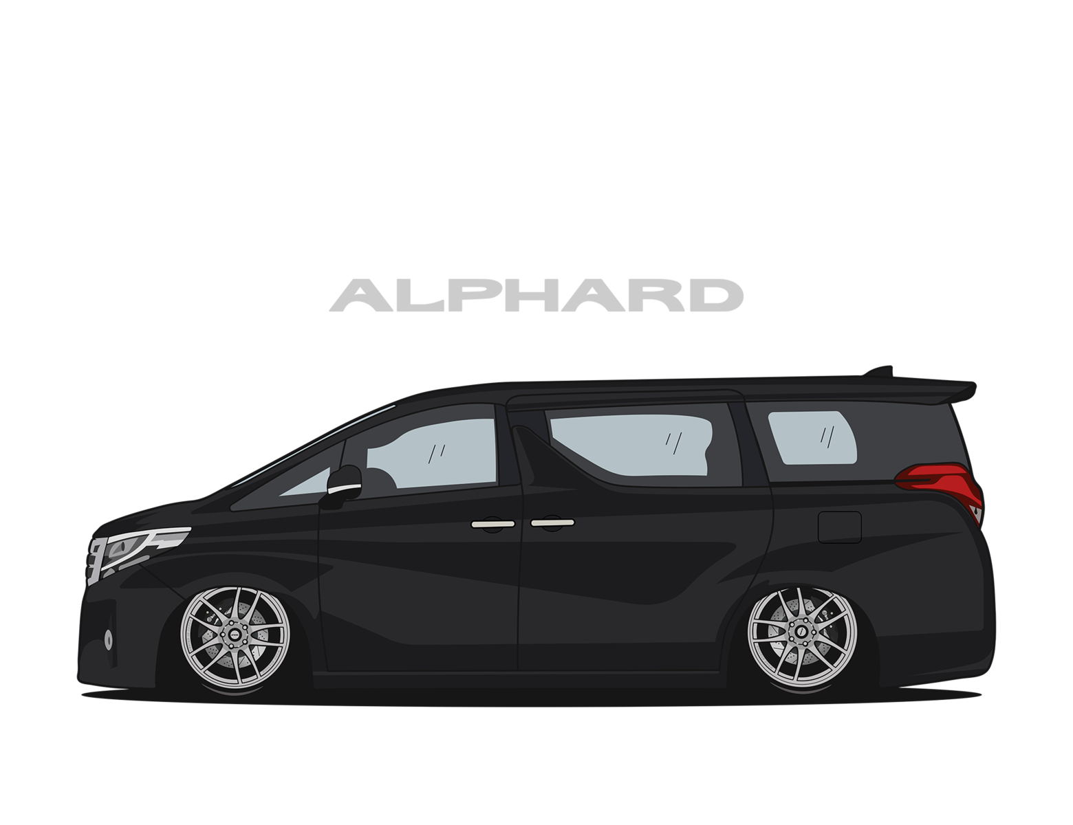 Toyota Alphard vector illustration by regaz3 on Dribbble