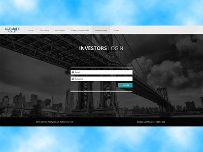 Ultimate Login Page by Vikas Shukla on Dribbble