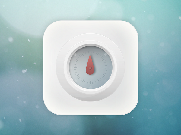 iOS timer icon by Fabrizio del Gaudio on Dribbble