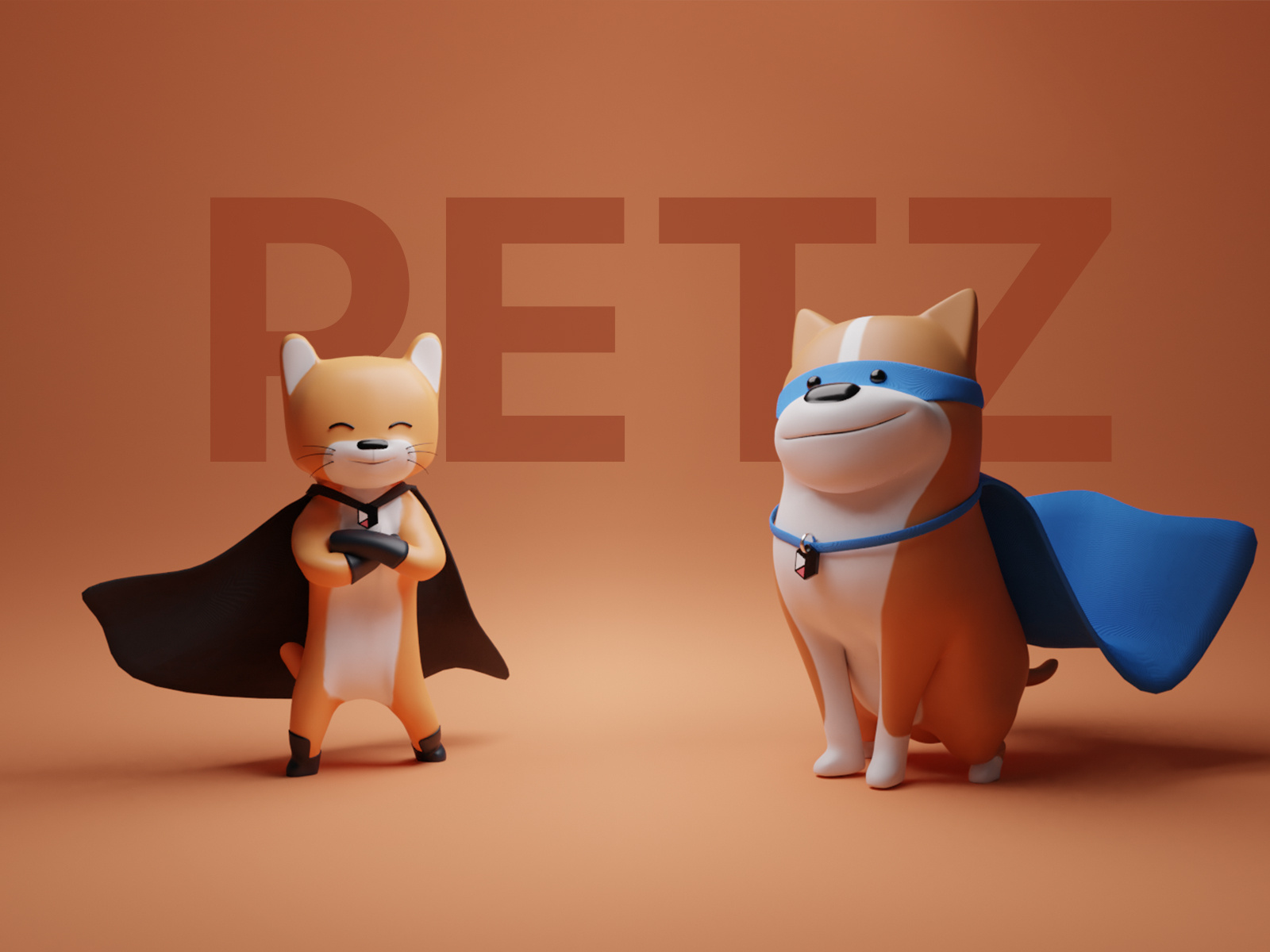 PETZ 🐶🐱 by Samuel Briskar | 3D illustrations for ThreeDee on Dribbble