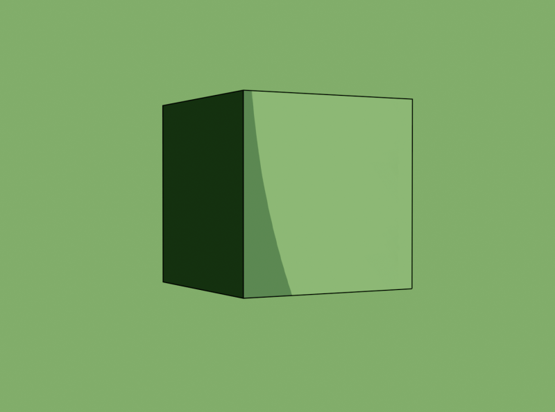 CS Green Cube by Dimod on Dribbble
