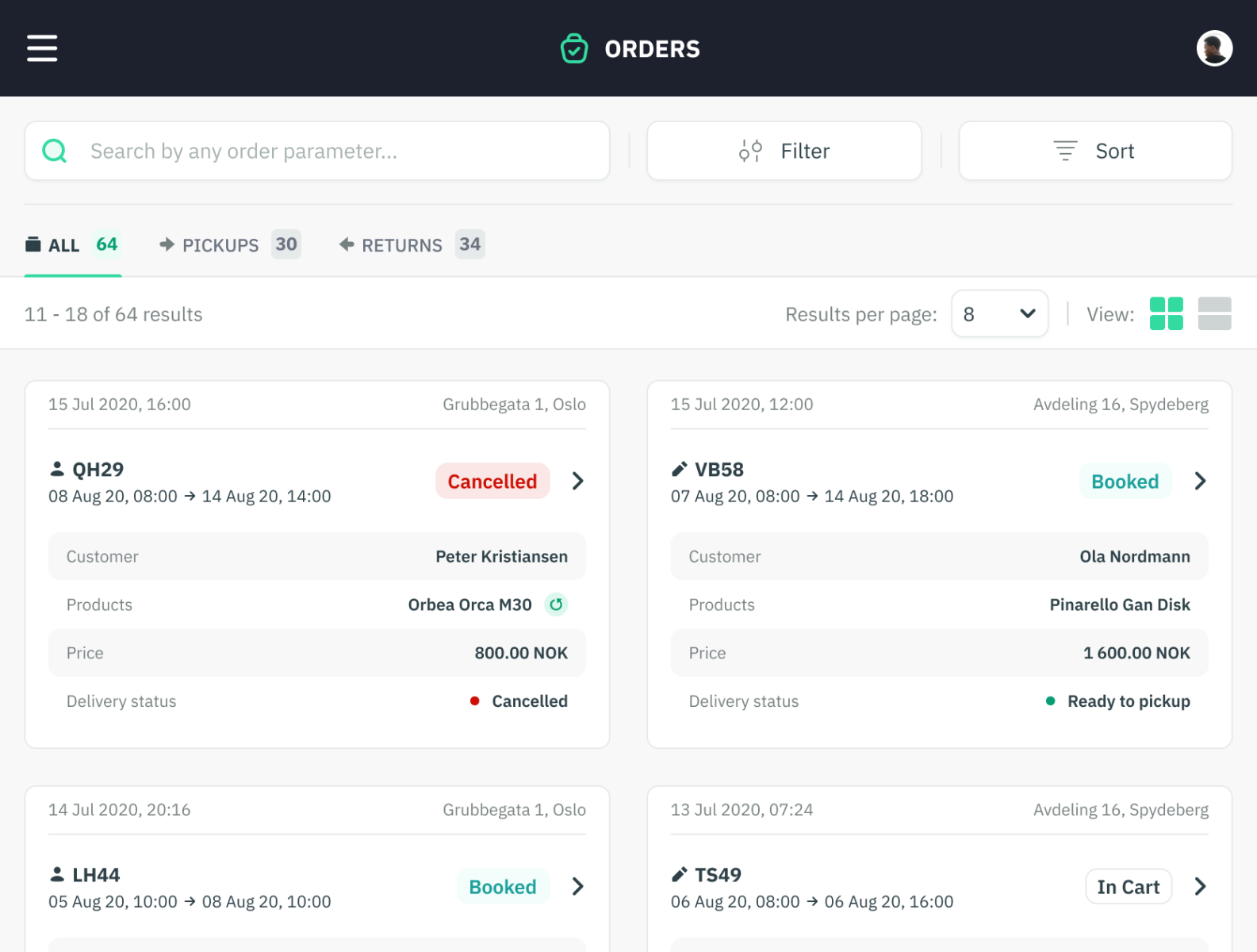 Sharefox | Orders Page • Desktop & Mobile by Jakub Dziedzic for EL ...