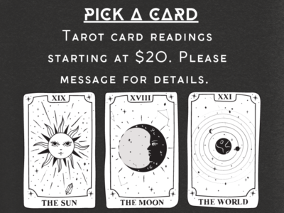 Tarot Reading Ad by Angela Dickins on Dribbble