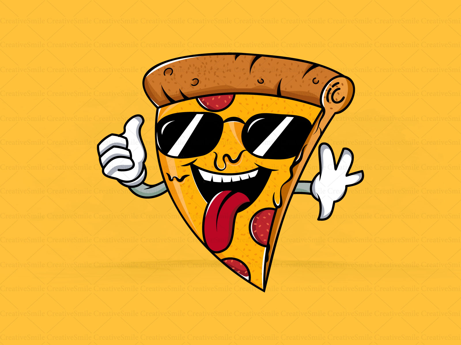 Pizza Character Design by Creative Smile on Dribbble